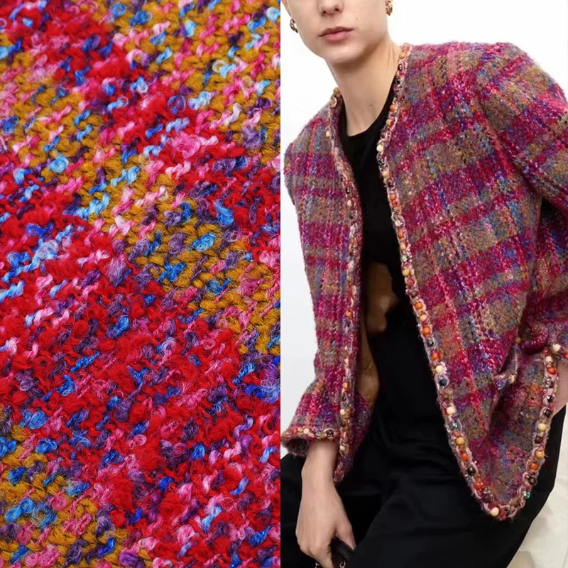 Colored-Lines-Wool-Tweed-Fabric-For-Coat-Tissu-Au-M-Tre-Handmade.jpg