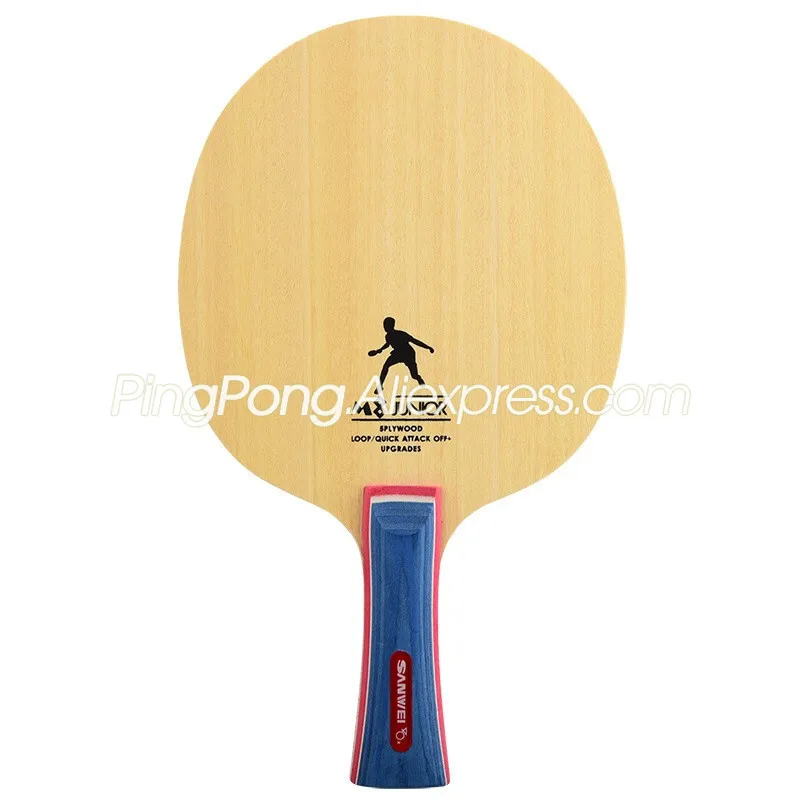 Original SANWEI M8 Table Tennis Blade Racket (5 Ply Wood Allround ...