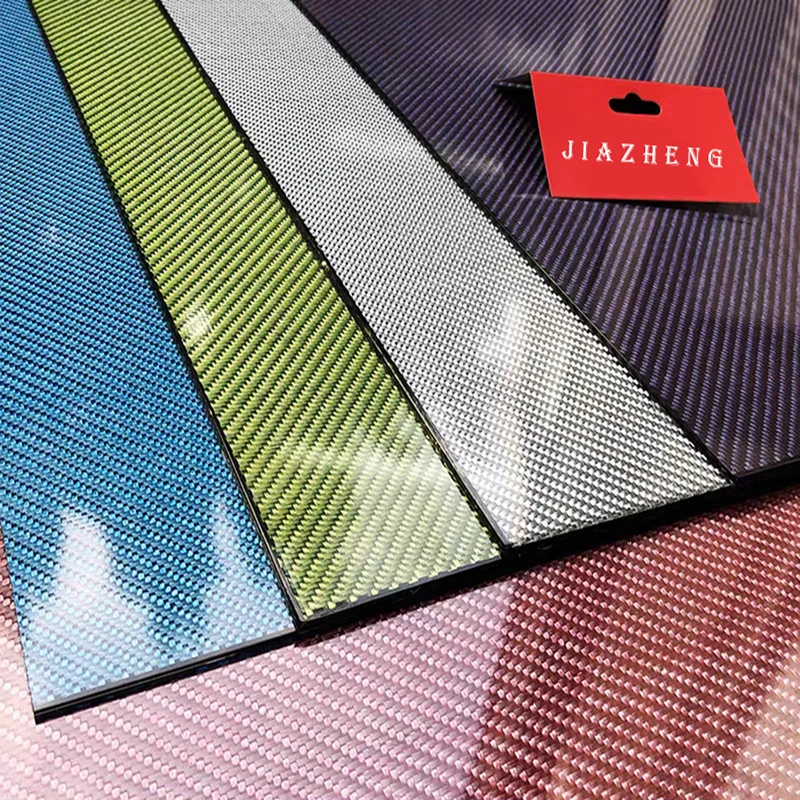 200x400mm-Multicolor-Carbon-Fiber-Plate-Red-Blue-Silvery-3K-Carbon ...