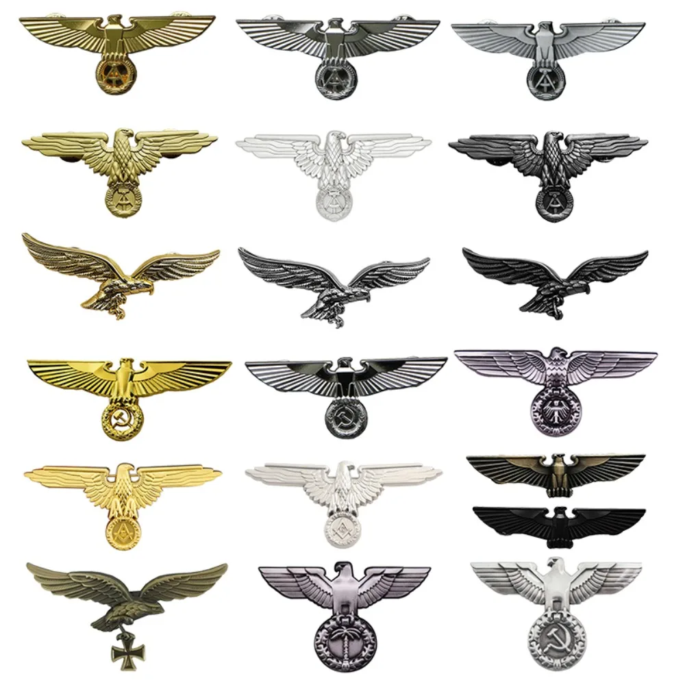 1PC Eagle Wing Badge Pin Style Butterfly Buckle Badge Vintage Eagle ...
