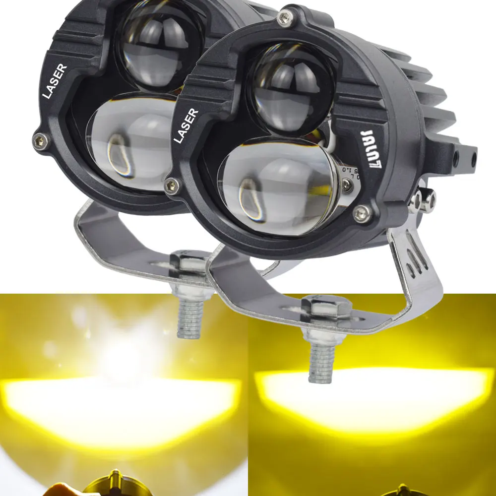 ATV-UTV-LED-Spotlight-Motorcycle-Pods-LASER-Faro-3-Inch-Car-Moto ...