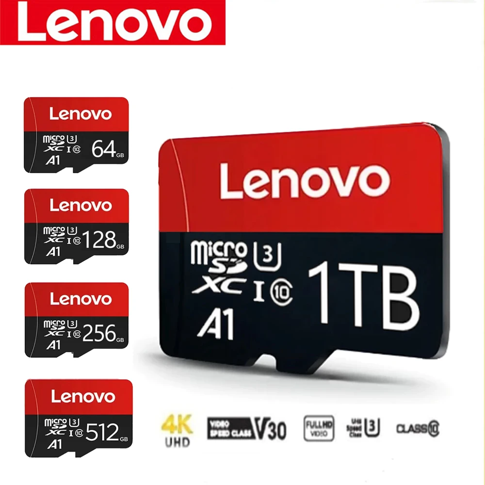 Tarjeta de memoria Micro SD Lenovo Ultra SD de 128 GB, 256 GB, 32 GB y 64 GB, MicroSD U3 A1 ...