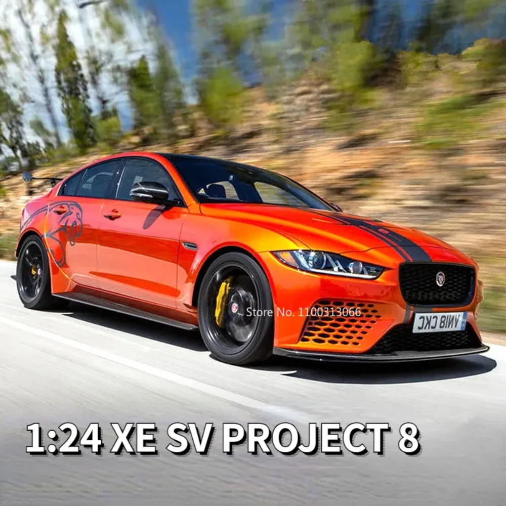 1-24-JAGUAR-XE-SV-Project-8-Alloy-Sports-Car-Model-Diecast-Metal-Toys ...