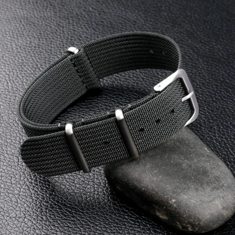 Ribbed-Nylon-Watchband-Strap-18mm-20mm-22mm-Belts-Army-Military-Sport ...