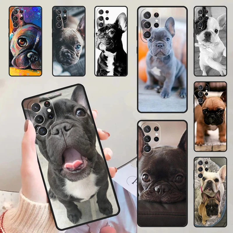 Cute-Puppy-French-Bulldog-dog-Phone-Cases-For-Samsung-Galaxy-S23-S20-FE ...