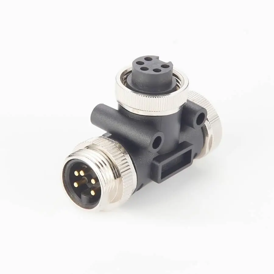Nmea 2000 Waterproof Mini Change M7/8 T-Splitter Circular Connector ...