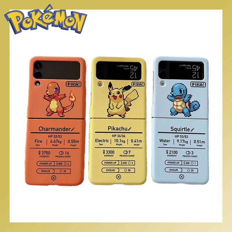 Funda de teléfono Pokemon Pikachu para Samsung Galaxy z flip 4 3 5G ...
