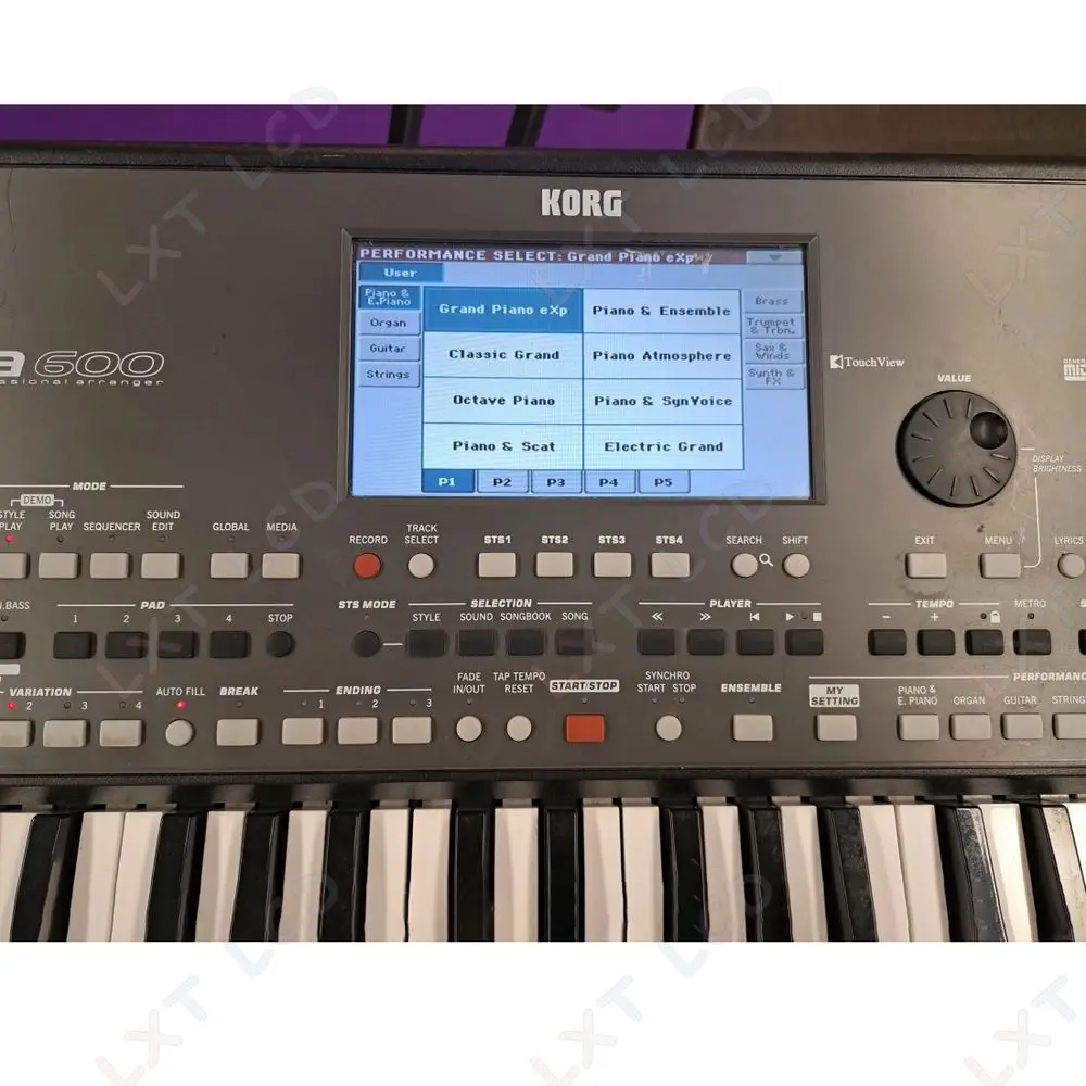 LCD Screen Display Panel Original For KORG PA600 PA900 Original New ...