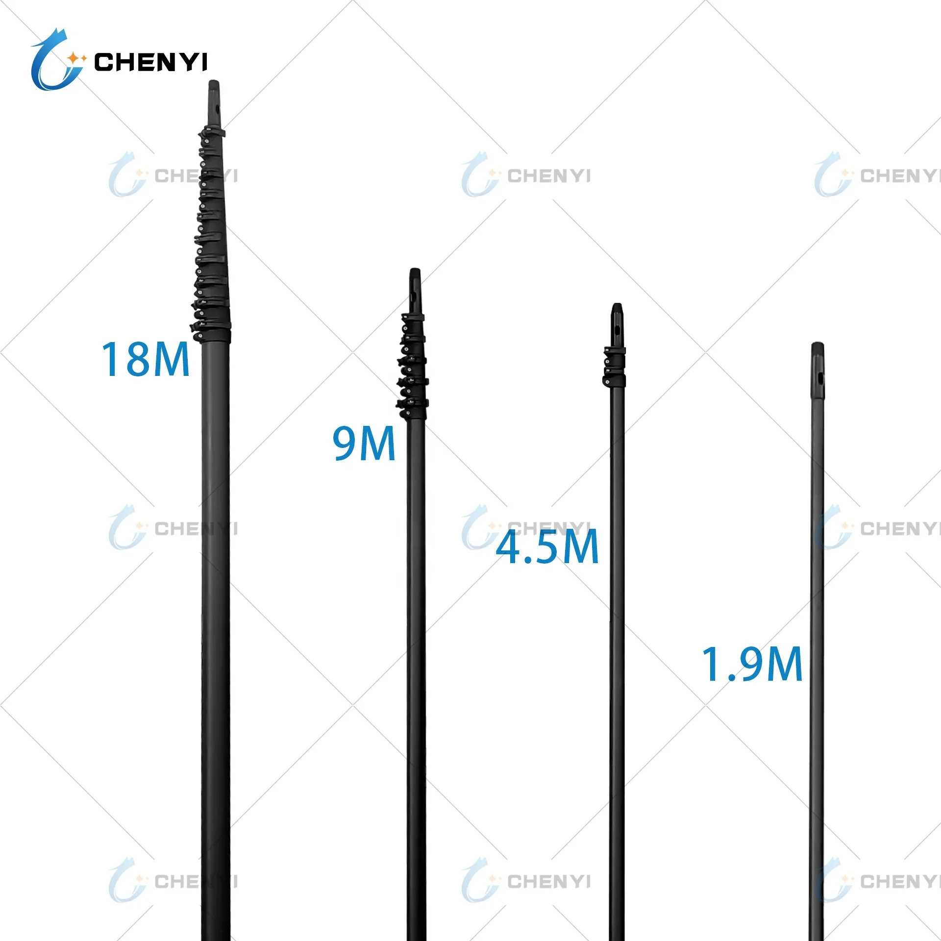 20FT-6m-Strong-Adjustable-Extension-Telescopic-Pole-Carbon-Fiber ...