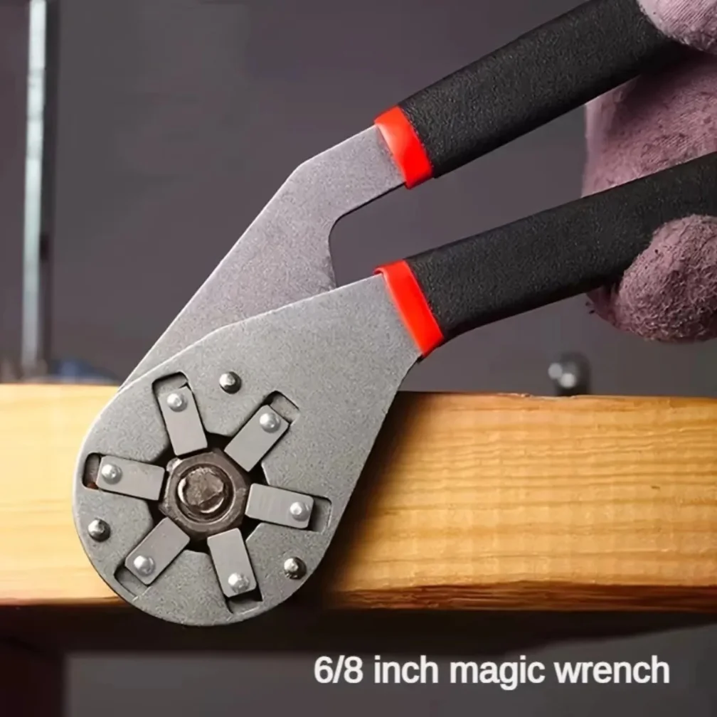 6/8 Inch Magic Wrench Household Maintenance Adjustable Twisting Hand ...