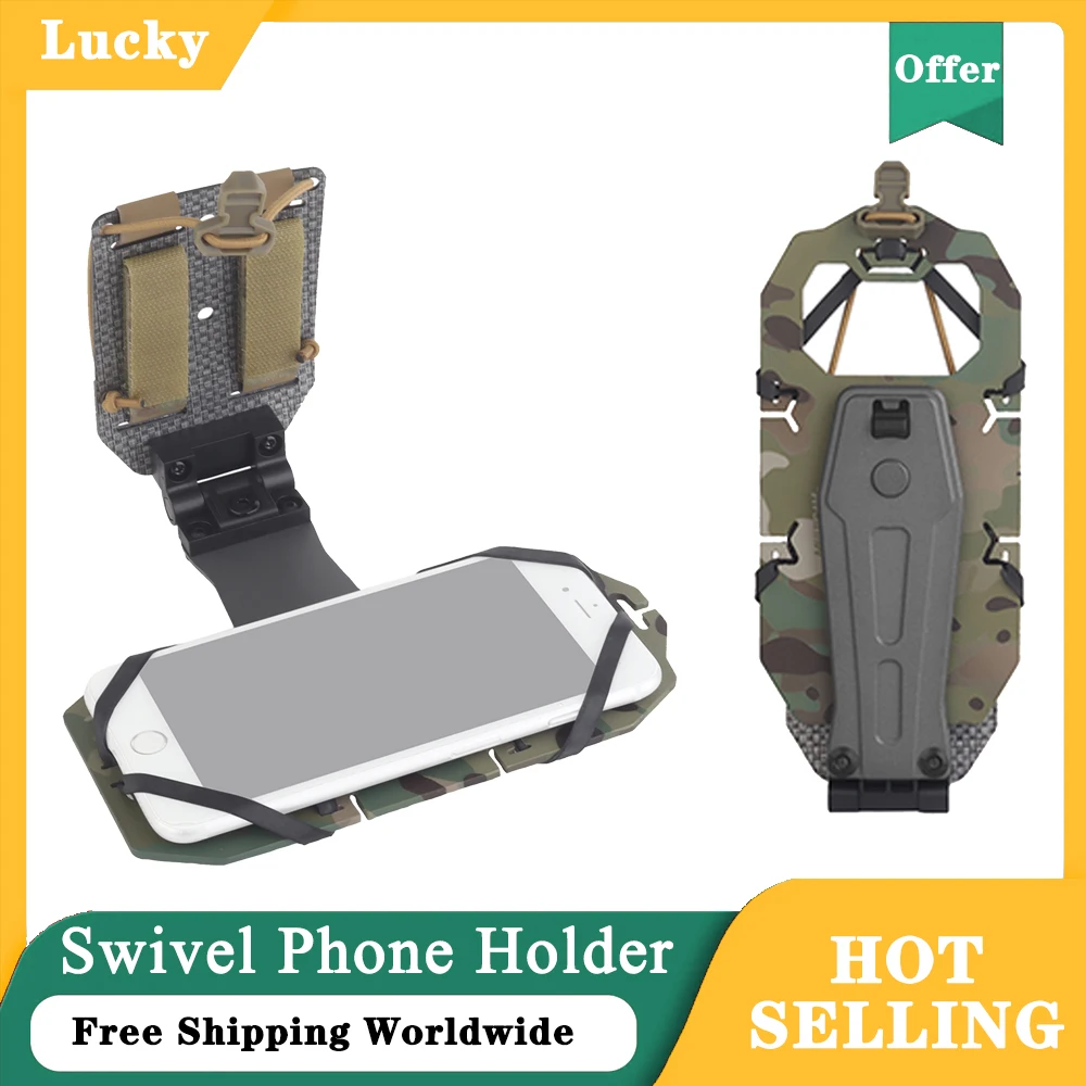 Tactical-Swivel-Phone-Holder-Tactical-Vest-Chest-Plate-Fits-Molle ...