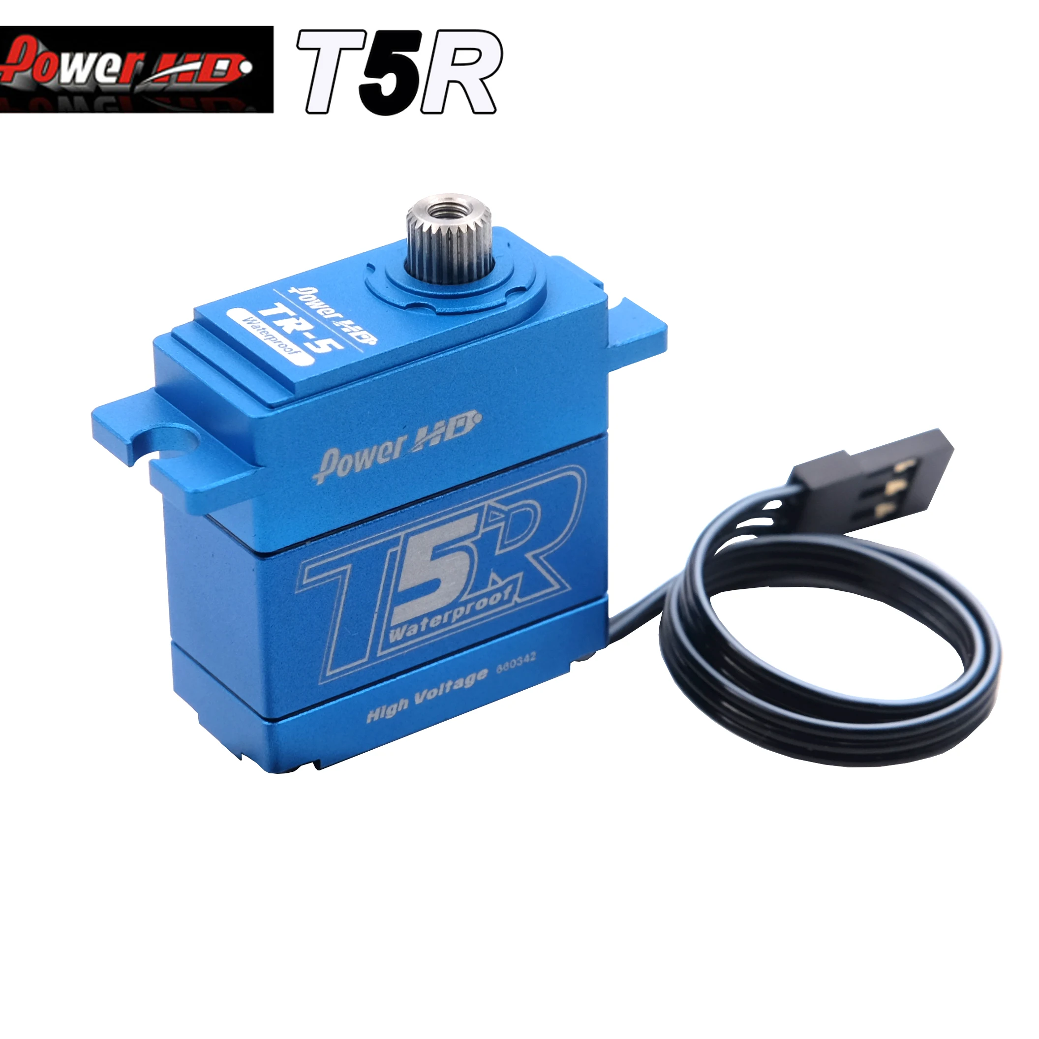 Power-HD-T5R-TR-5-Full-Metal-Mini-High-Voltage-Steering-Gear-Waterproof ...