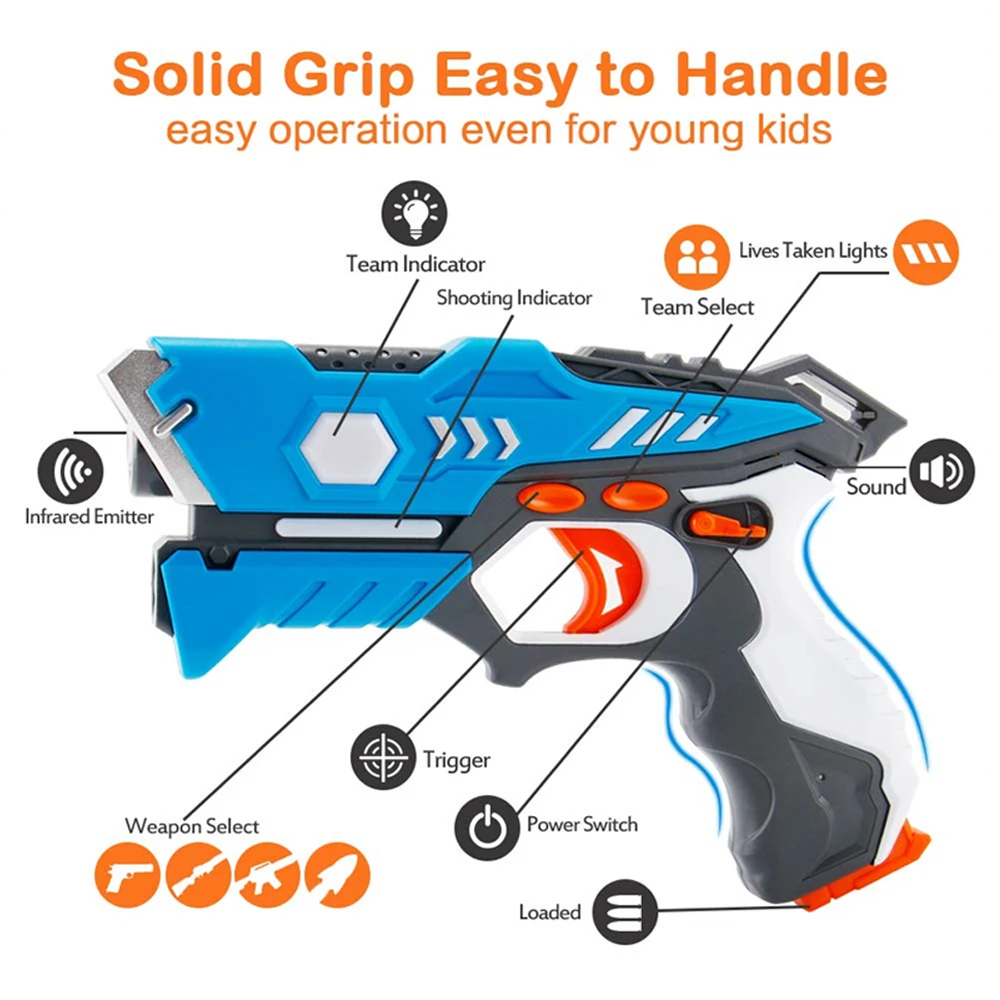 New-Infrared-Laser-Toy-Gun-Versus-Gunshot-Realistic-Sound-Light ...