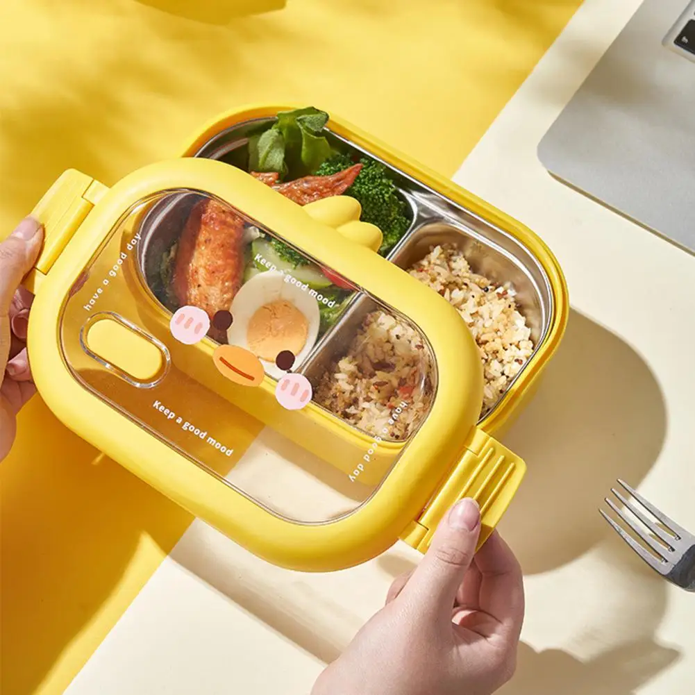 950ml-Food-Container-Practical-Food-Grade-Bento-Box-Little-Yellow-Duck ...