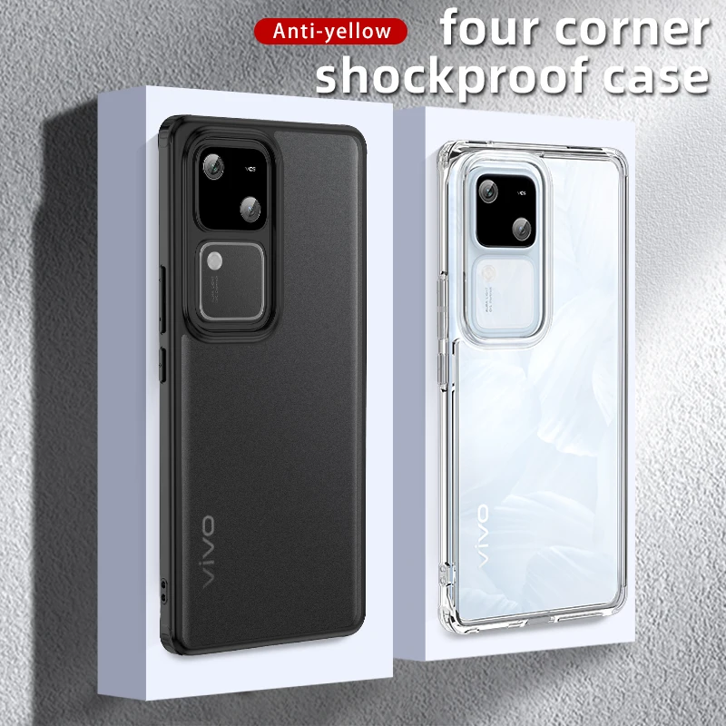 For-vivo-V30-S18-Pro-Matte-Anti-fingerprint-Shockproof-PC-Case-anti ...