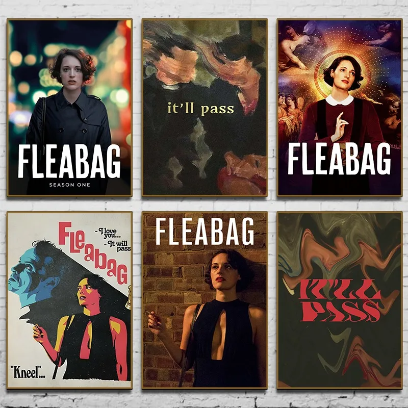 Classic-Tv-Show-Fleabag-Minimalist-Poster-Main-Character-Picture ...