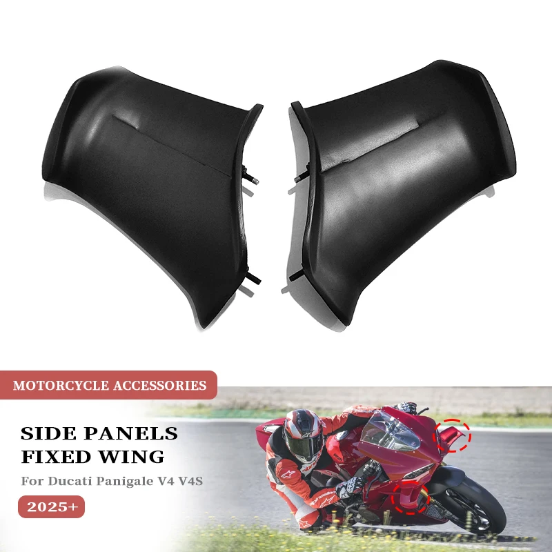 V4/V4S 25+ New Motorcycle Winglets Side Panels Fixed Wing Aerodynamics ...