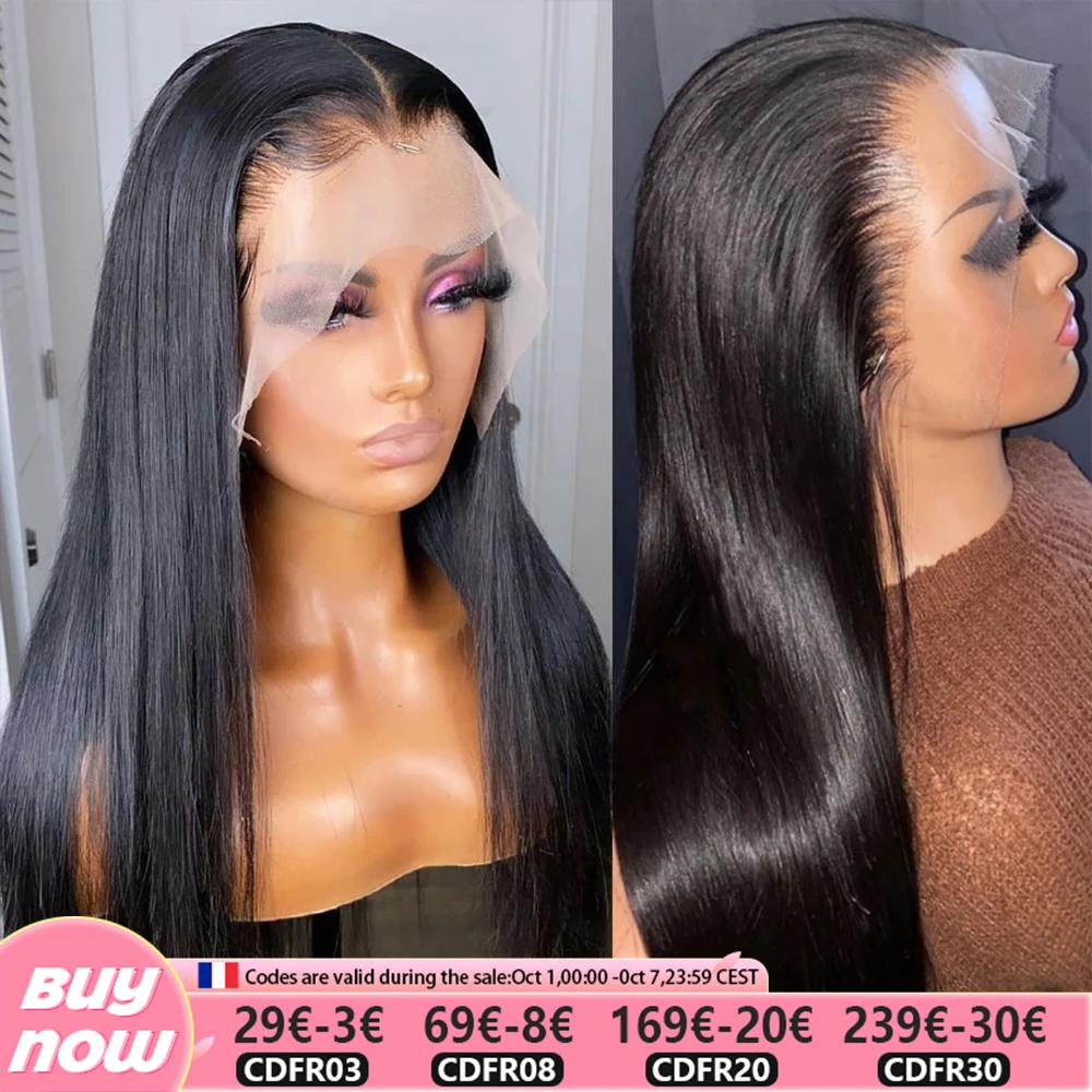 Perruque-Lace-Closure-Body-Wave-Br-silienne-Naturelle-Cheveux-Lisses-13 ...
