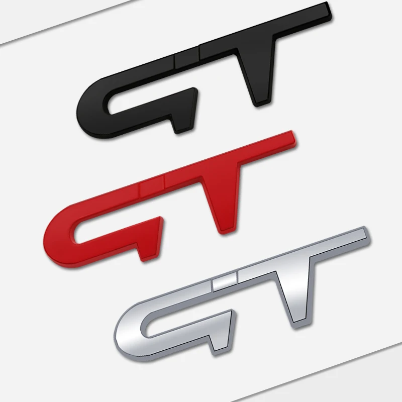 Auto-Metal-GT-Grille-Logo-Car-Styling-3D-Badge-Lettering-Decals-Trunk ...
