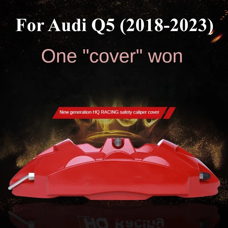 For-Audi-Q5-Car-Brake-Caliper-Cover-3D-Aluminum-Metal-Kit-Front-Rear ...