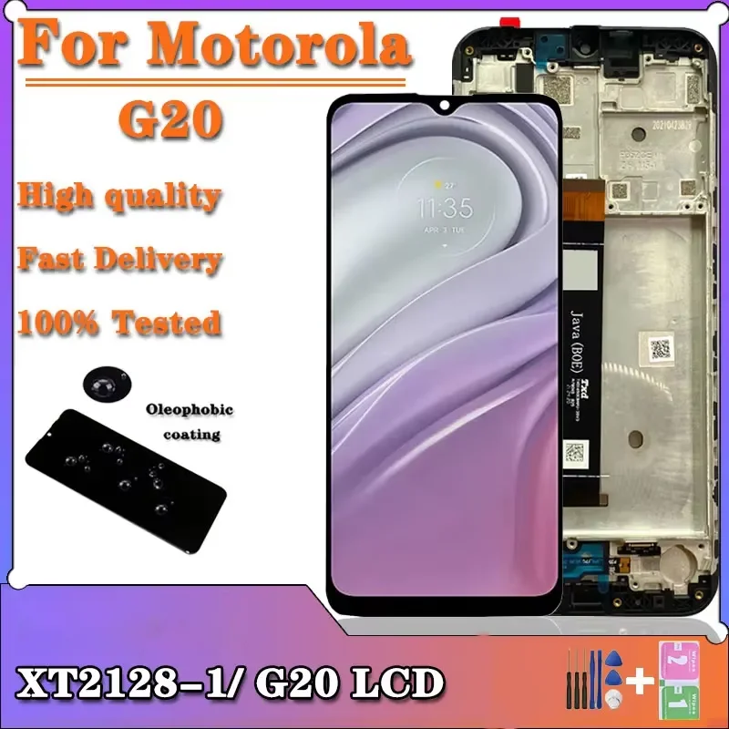 Test For Motorola Moto G20 Lcd Screen Display Touch Digitizer Assembly ...