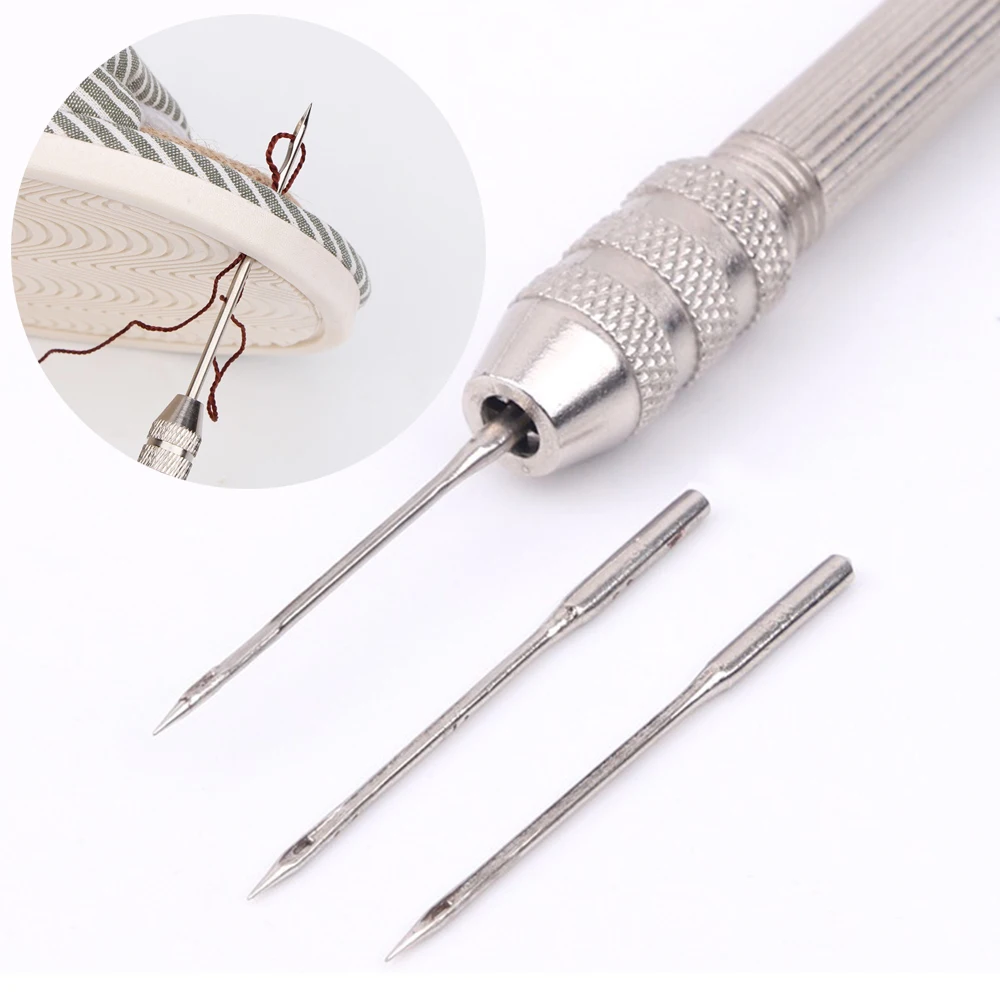 Replaceable-Multifunctional-Shoes-Repair-Tool-Kit-Leather-Sewing-Awl ...