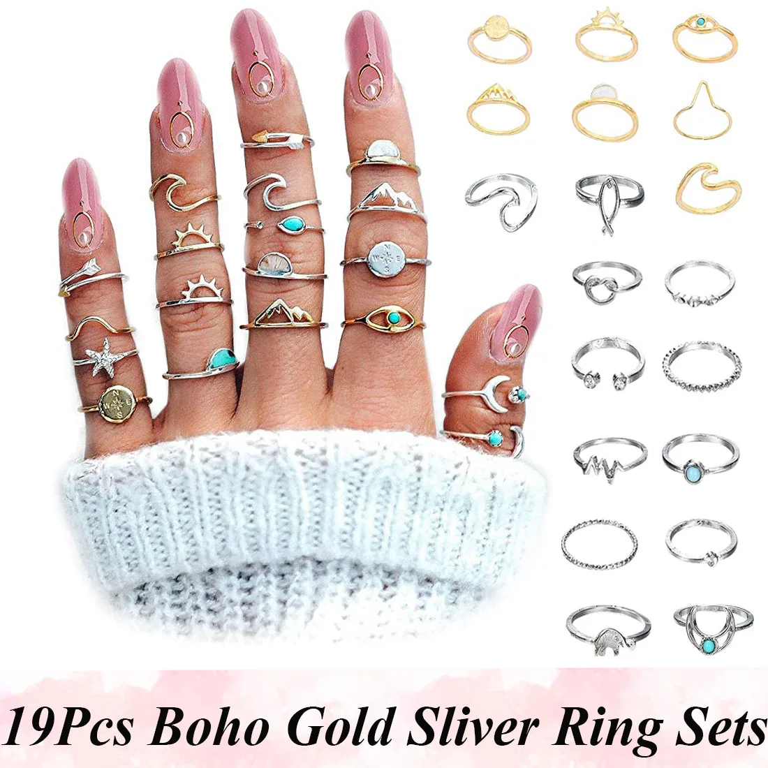 19Pcs-Boho-Retro-Stackable-Gold-Rings-Sets-for-Teens-Girls-Women ...