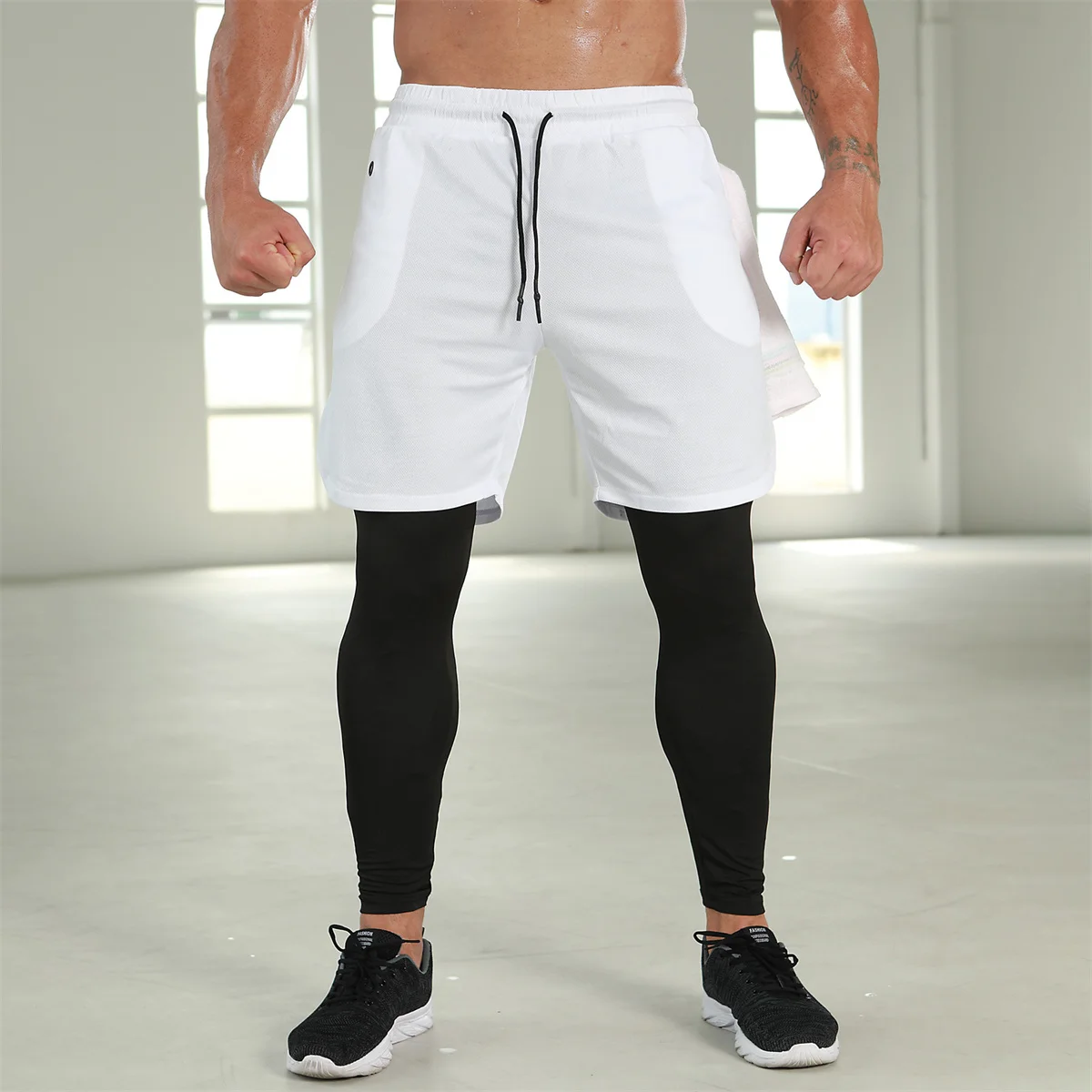 Leggings With Shorts Men