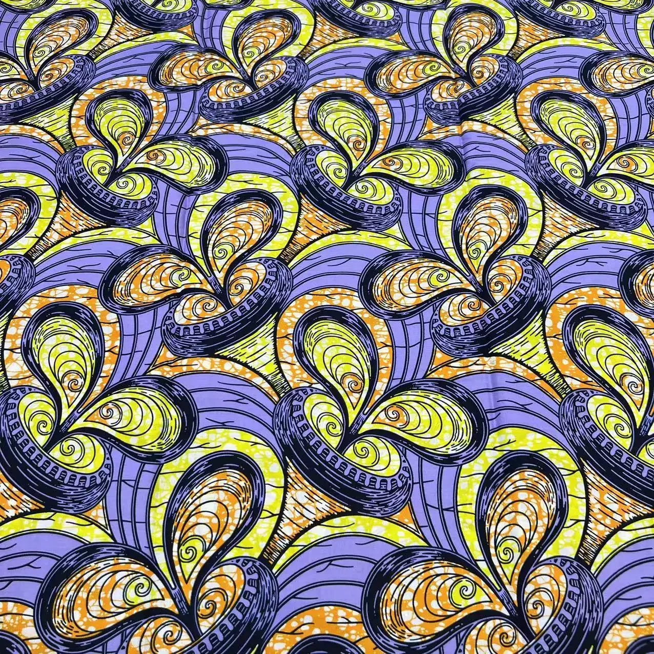 100% Cotton Soft Original Guaranteed Veritable African Real Wax Fabric ...