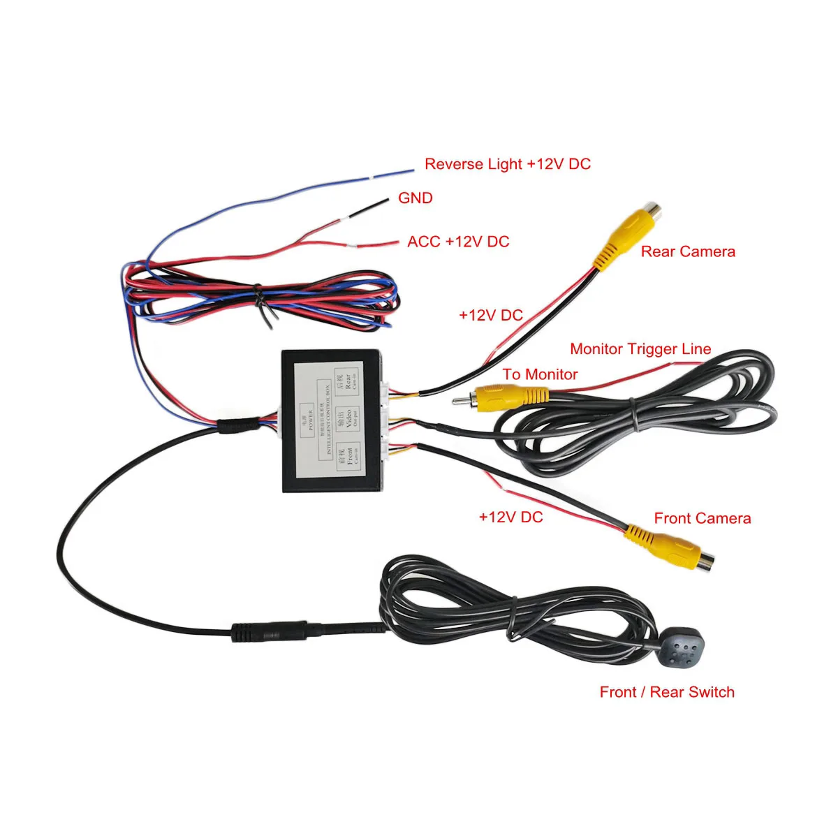 DIYSECUR-Car-Parking-Camera-Video-Channel-Converter-Auto-Switch-Front ...