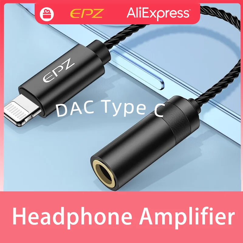 EPZ TP12 Headphone Amplifier DAC USB 3.5mm Type C To Lighting To ...
