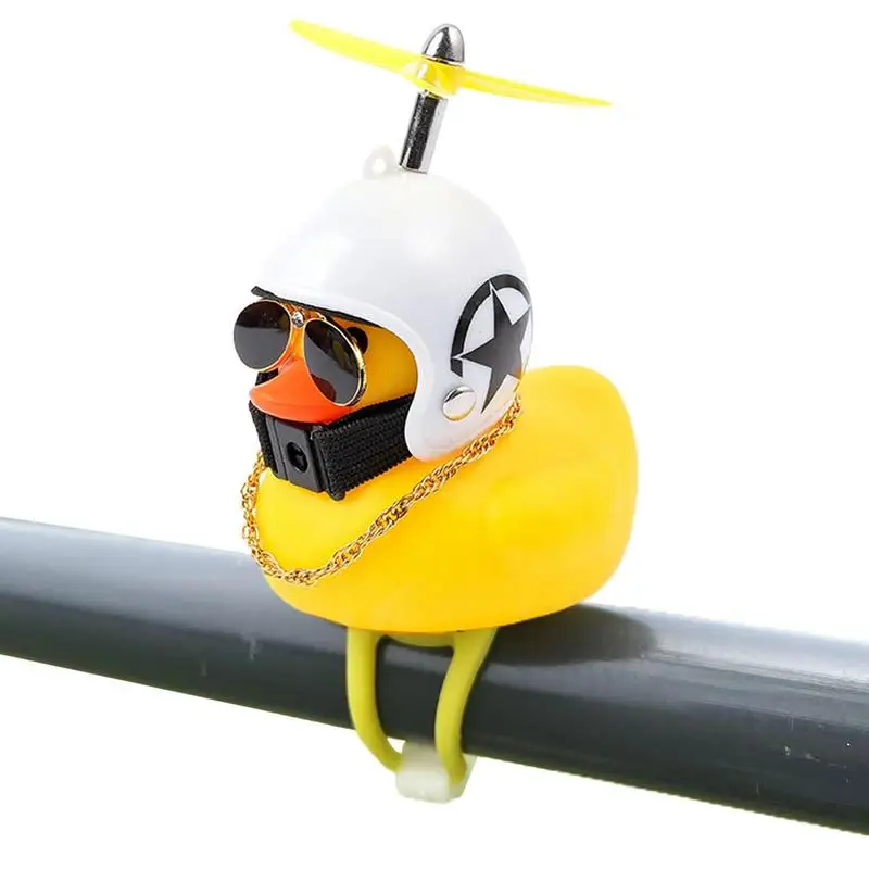 Dashboard-Duck-Cartoon-Rubber-Duck-Car-Ornament-Wearing-Propeller ...