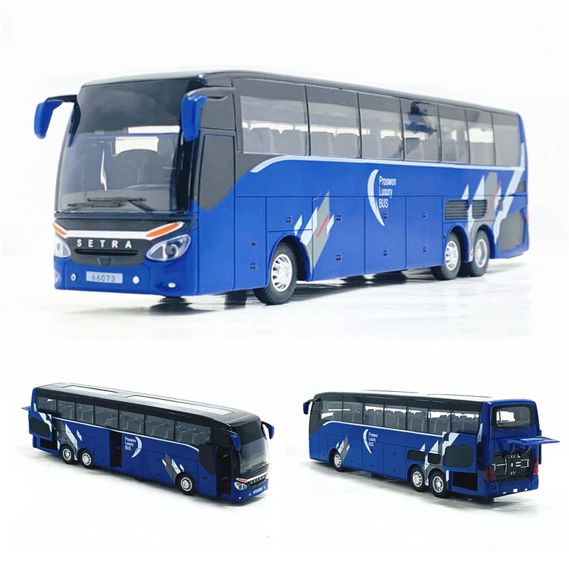 New Product High Quality 1:32 Alloy Pull Back Bus Model,high Imitation ...