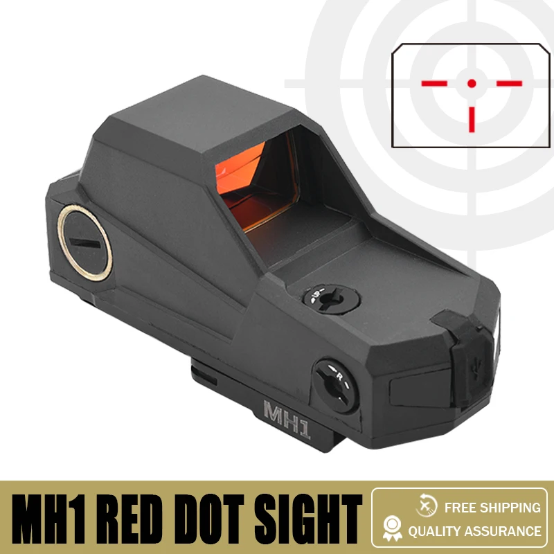 Tactical Hunting MH1 Red Dot Sight Dual Motion Sensor Reflex Sight ...