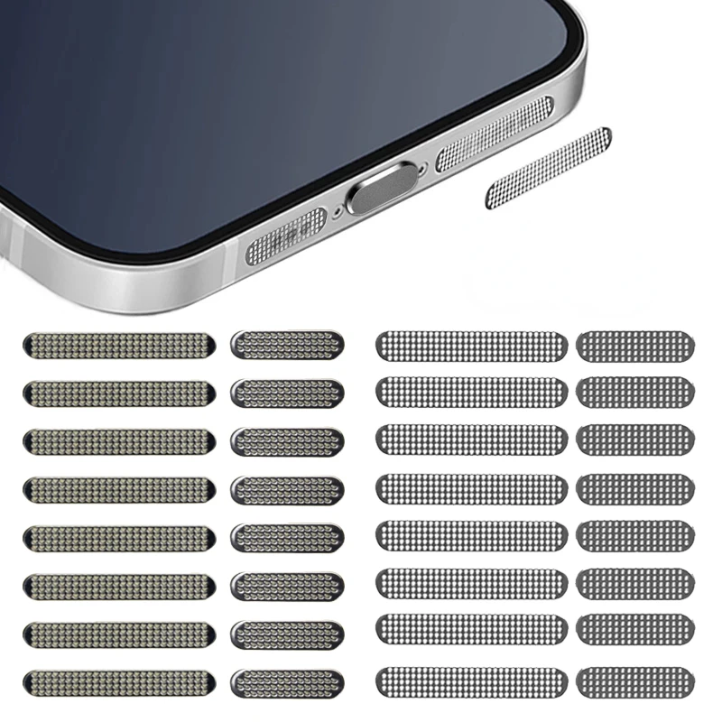 Universal Mobile Phone Speaker Metal Dust Net Stickers For iPhone ...