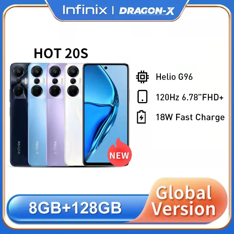 *World Premiere* Infinix HOT 20S Global Version 120Hz 6.78” FHD+ Helio ...