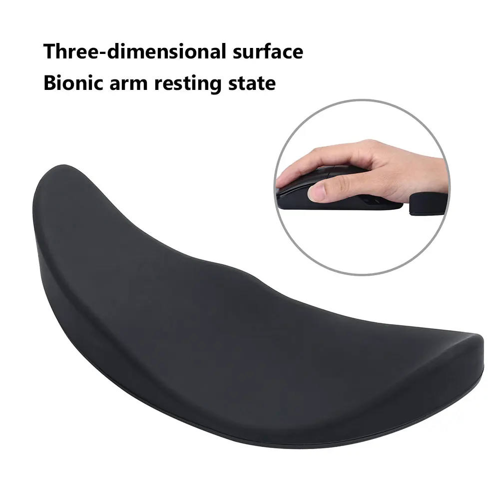 Ergonomic-Mouse-Pad-Wrist-Pad-Silicone-Hand-Cushion-Soft-Pad-Palm-Hand ...