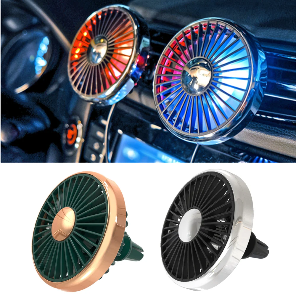 New-Car-Mini-Fan-Car-Cooling-Fan-USB-Car-Air-vent-clip-small-Fan-With ...
