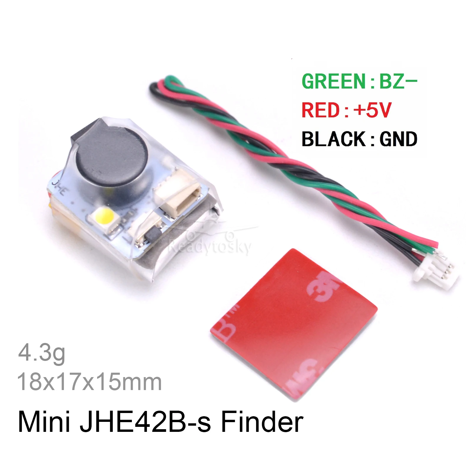 NEW Mini JHE42B s Finder 5V Super Loud Buzzer Tracker 100dB with LED ...