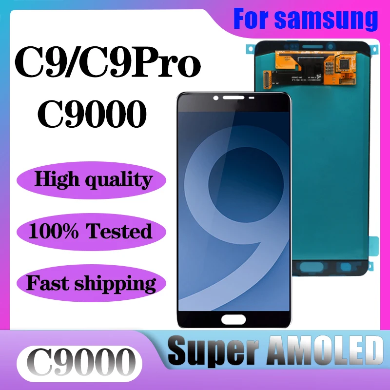 6-0-Inch-Super-AMOLED-Display-For-SAMSUNG-C9-PRO-C9000-C9-LCD-Display ...