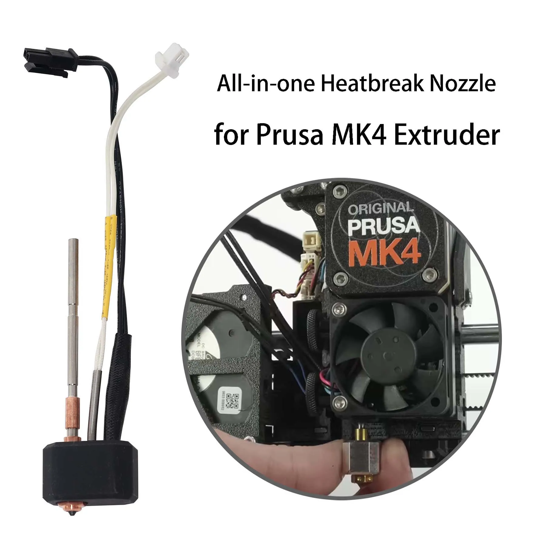Blurolls Prusa I3 MK3.9S MK4 MK4S XL Hotend Kit All-in-one Heatbreak ...