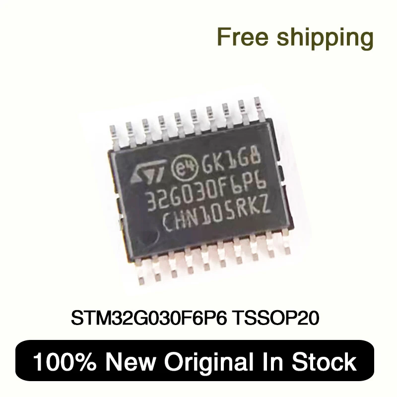 5Pcs-100-New-Original-STM32G030F6P6-TSSOP20-MCU-single-chip-micro ...