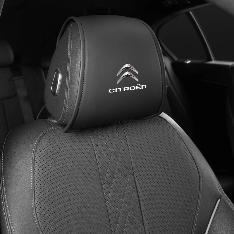 Funda-protectora-de-cuero-para-reposacabezas-de-coche-accesorios-para ...