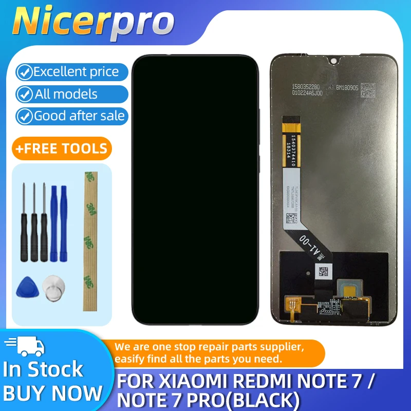Tela lcd e digitador assembléia completa para xiaomi redmi nota 7/nota 7 pro display lcd tela de ...