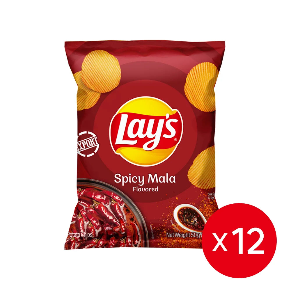 [Official Importer] Raise Spicy Marabilly Potato Chips 50g X 12 Pieces ...