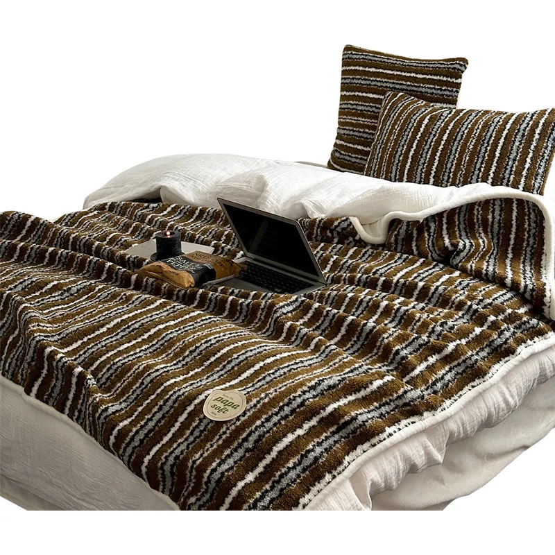 Alpaca-Wool-Particle-Loop-Blanket-for-Winter-Warmth-Sofa-Blanket-Nap ...