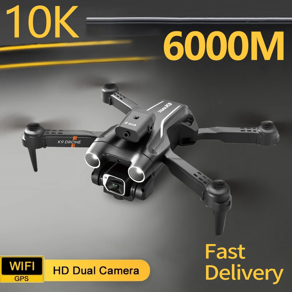 K9-Drone-4K-Hd-Electric-Dual-Lens-Four-Way-Obstacle-Avoidance-And ...