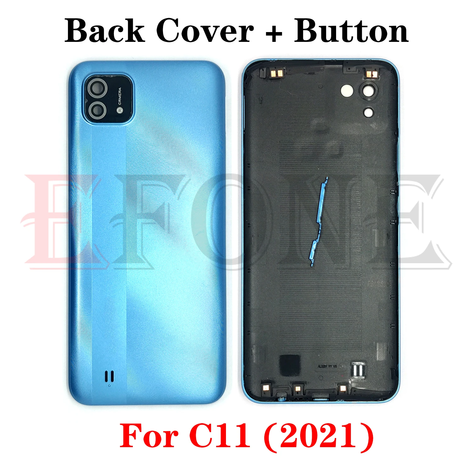 Carcasa Trasera para Realme C11 2021 RMX3231, Tapa de Batería, Panel ...