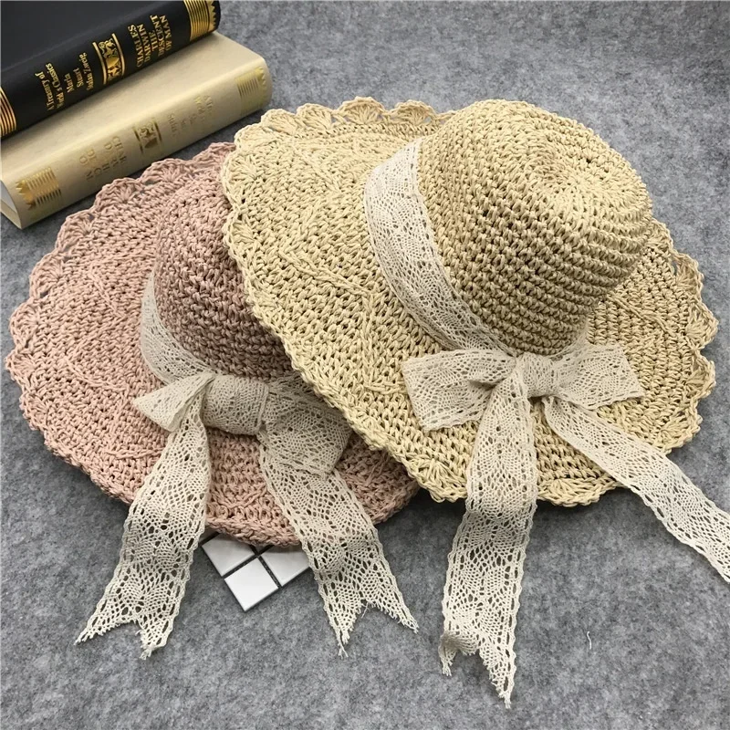 Handmade-Wide-Big-Brim-Straw-Hat-Summer-Beach-Hat-For-Holiday-Vacation ...