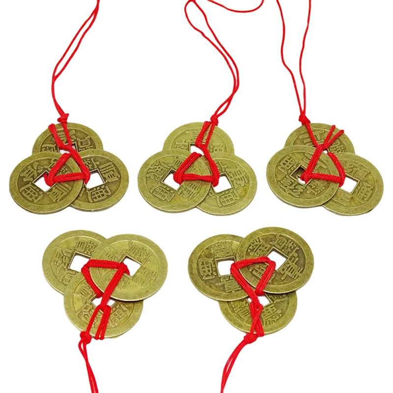 Moneda-china-Feng-Shui-de-2-piezas-para-riqueza-y-xito-colgante-antiguo ...